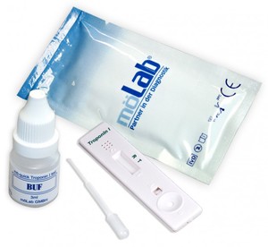 mölab Troponin I Schnelltest, Nachweis des Herzinfarkt-Markers Troponin ...